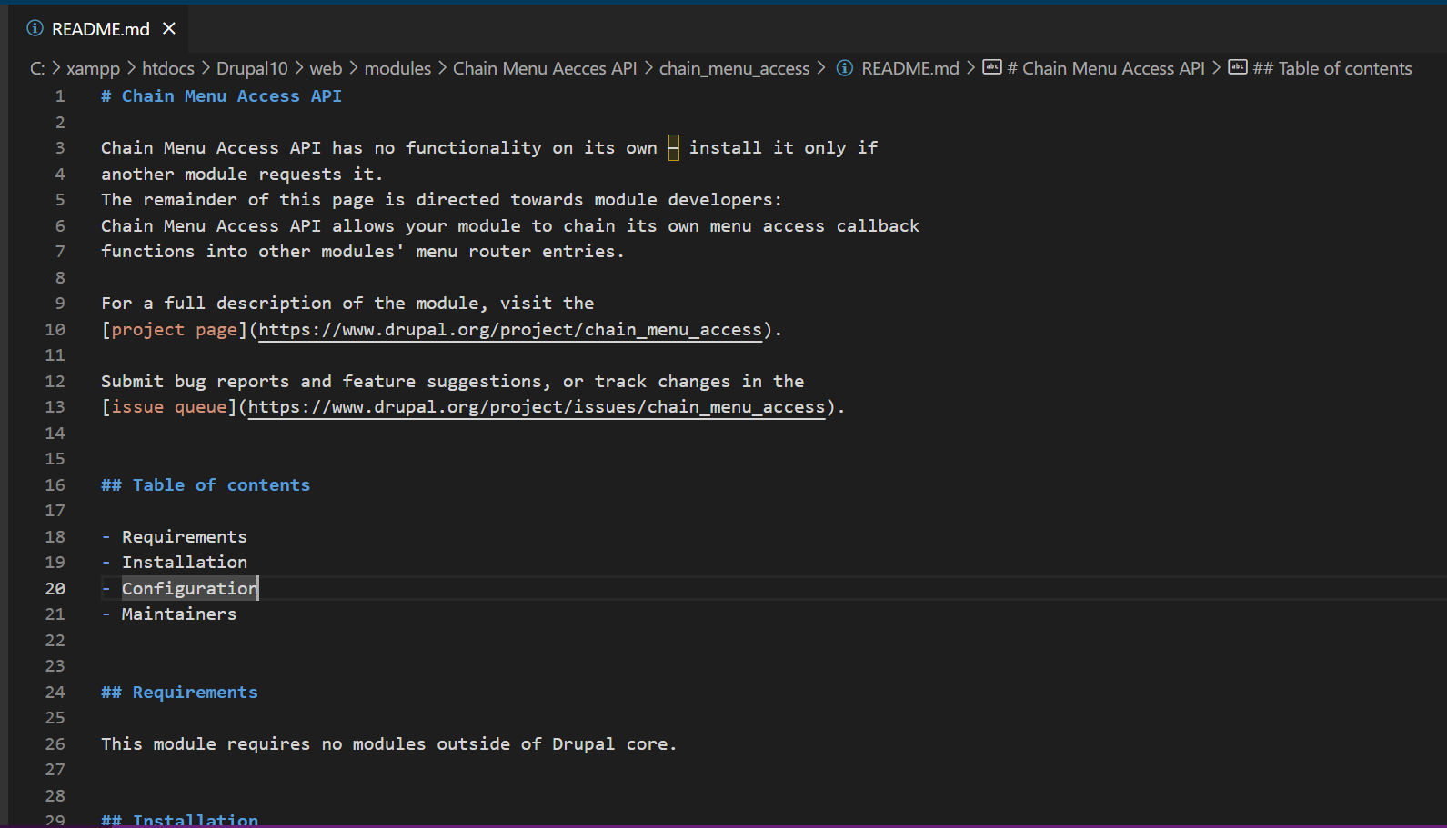 Replace README.txt to README.md and update README.md [#3331699] | Drupal.org